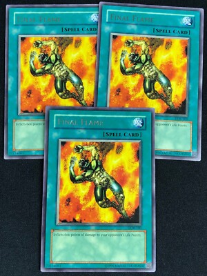 YUGIOH FINAL FLAME LOB-100 RARE X3 (NM) | eBay