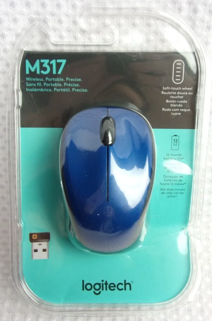 Logitech Wireless Mouse Blue