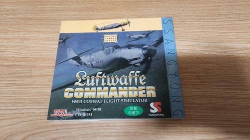 Luftwaffe Commander WWII combat flight simulator old PC game korean CD ...