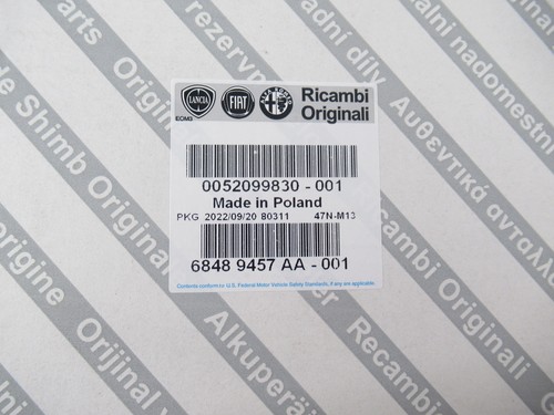 Genuine OEM Mopar Jeep 68489457AA Driver LH Rear Bumper Reflector 19-22 ...