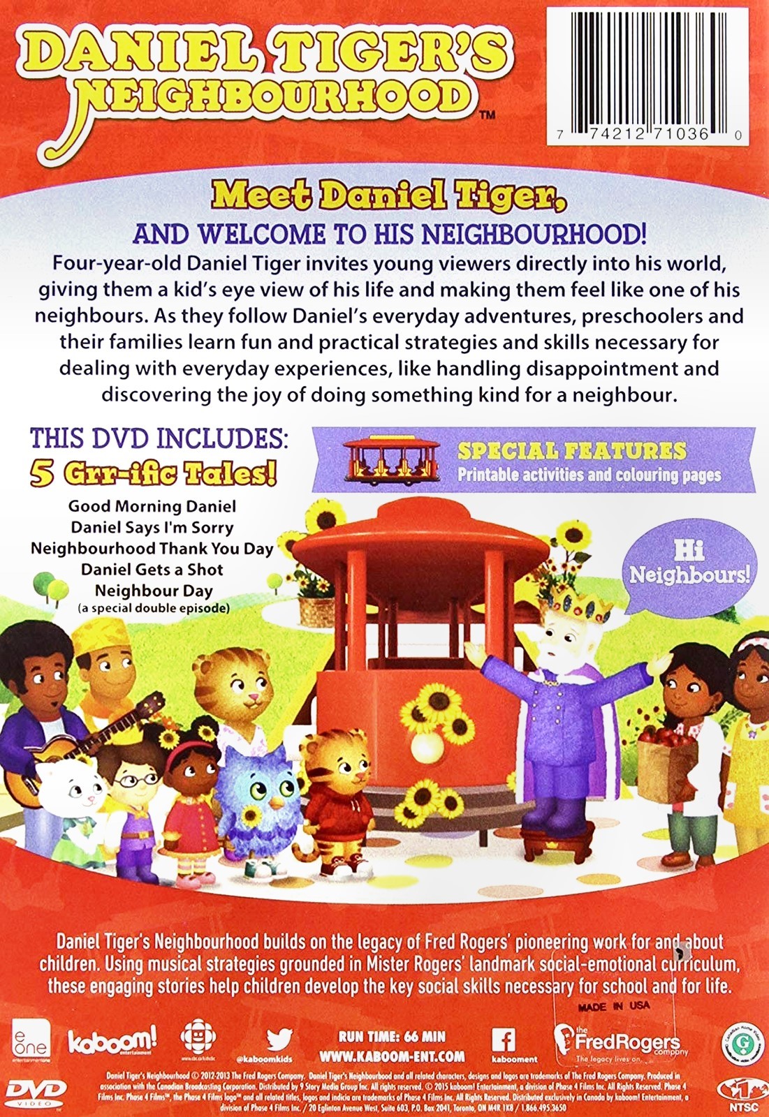 Daniel Tigers Neighbourhood (DVD, 2015, Canadian) for sale online | eBay