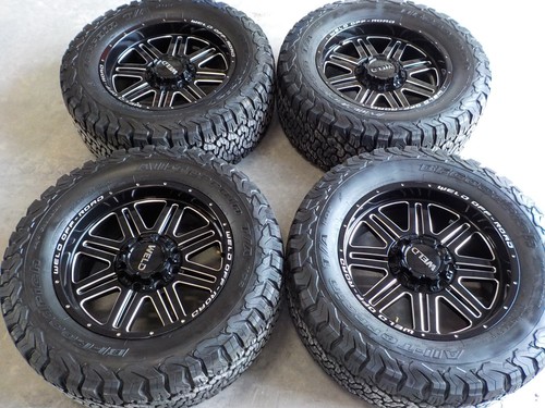 Set of 4 Weld 20x9" 8x180 wheels Chevy/GMC with BFG 35x12.50R20LT tires ...
