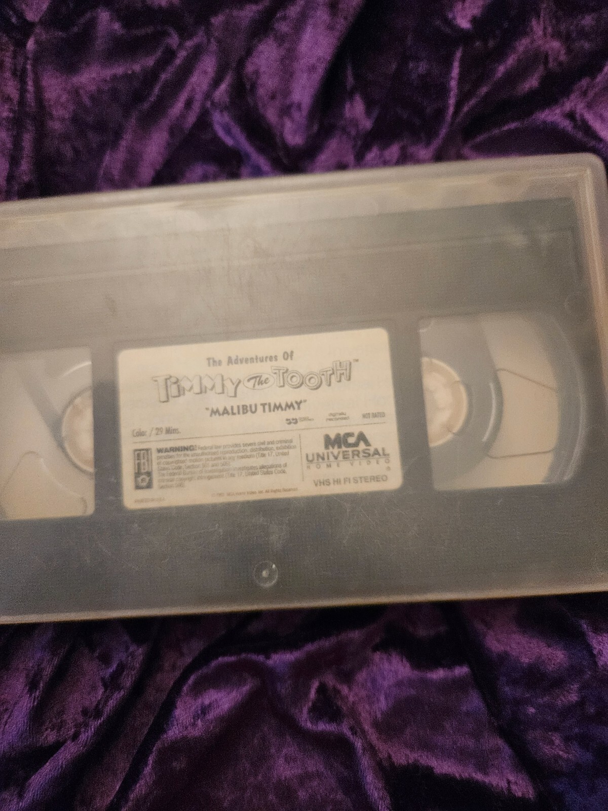 Adventures of Timmy the Tooth, The - Malibu Timmy (VHS, 1995, clamshell ...