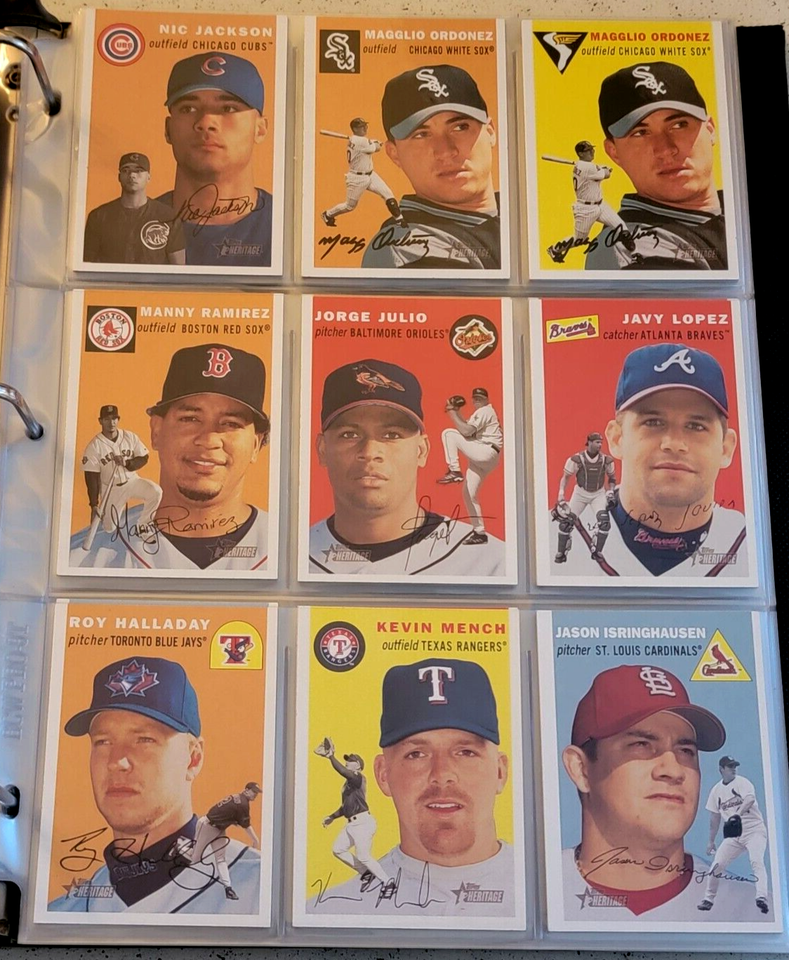 2003 Topps Heritage Baseball Complete Set (430) Plus All 20 Variations ...