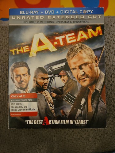 The A-Team (Blu-Ray, 2010, 3-disc set) Liam Neeson, Bradley Cooper ...