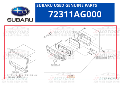 Diagrama Adicional Subaru Outback Fits Subaru Forester Legacy Outback