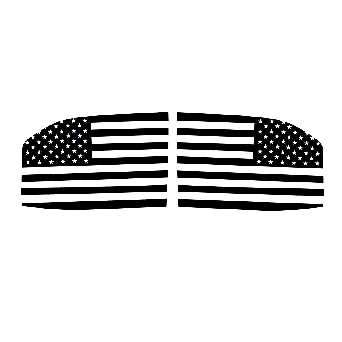 Rear Side Window Decals American Flag Stickers Decor Fit For 2022 ...