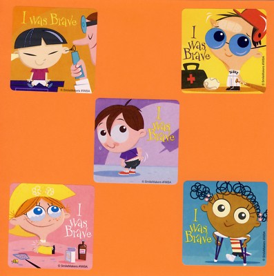 10 Brave Kids Patient Large Stickers - Medical | eBay