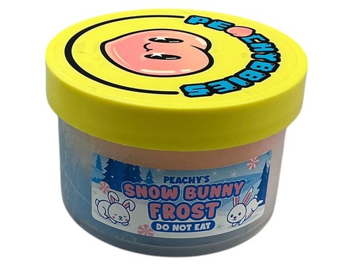 Peachybbies Snow Bunny Frost Cloud Slime Scented Multicolor Fun | eBay