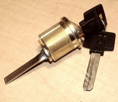 Side-Pin-Groove Lock Cylinder w/2 Do-Not-Duplicate Keys *Read ...