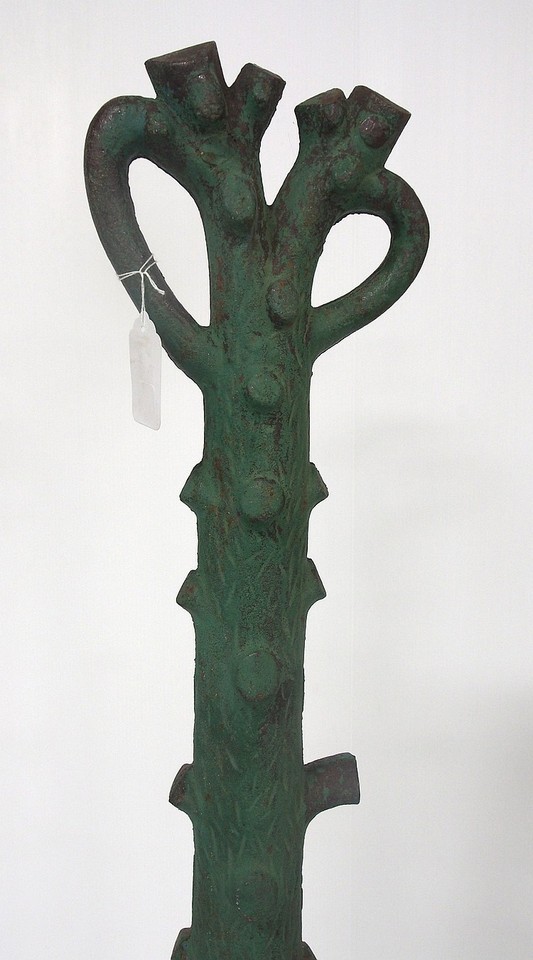 antique cast iron hitching post - cast iron tree | antique victorian ...