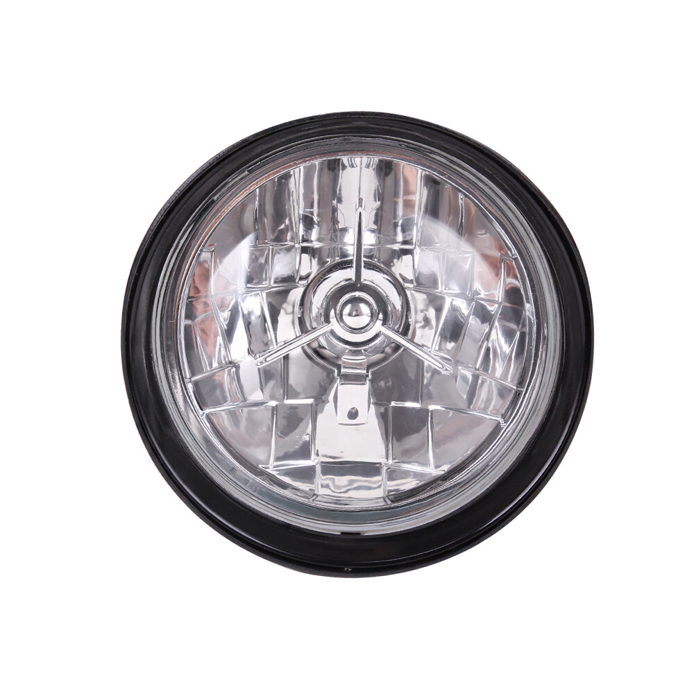 Black Motorcycle Bullet Headlight Lamp for Sportster Dyna Softail ...