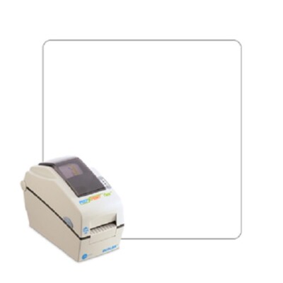 2 Rolls ECOLAB 12415-03-00 2"x2" Prep-n-Print Flex Cold Temp White | eBay