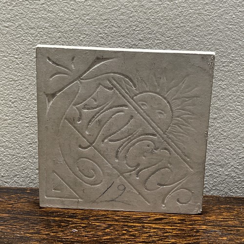 1890's American Art pottery Kensington Tile # 12 Marked | eBay