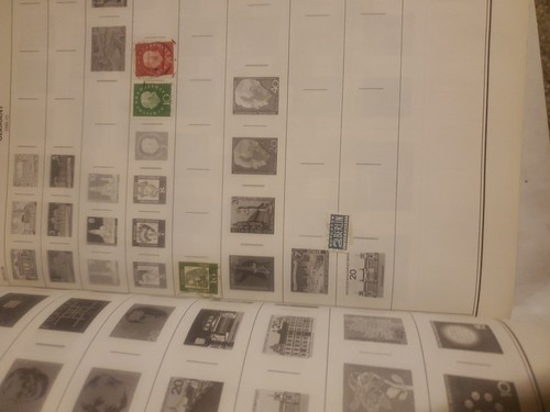 Worldwide Stamp Collection in H.E. Harris Statesman Deluxe Album With ...