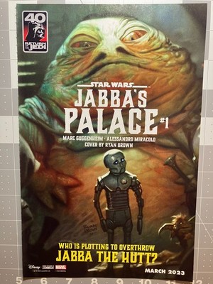 Star Wars Jabba the Hutt Comic Book Print Ad / Poster - Ready to Frame ...