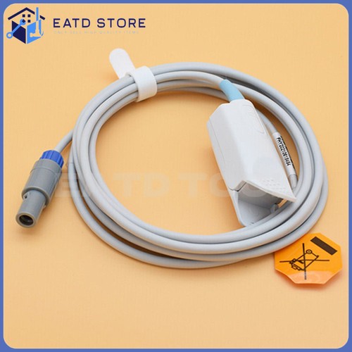 Compatible Mindray P9318E 9000, Edan M8B 6pin 3m Adult Finger Clip SpO2 ...