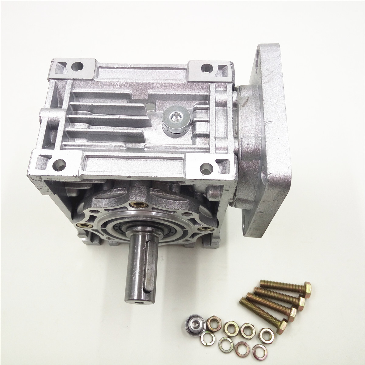NEMA24/34 Worm Gear Gearbox RV040 Speed Reducer 10 15 20 25 30 40 50 60 ...