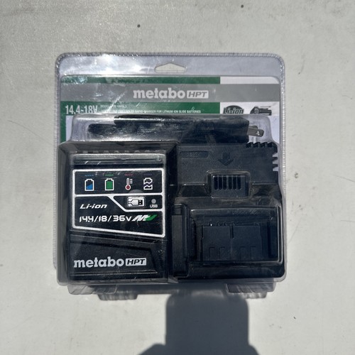 Metabo HPT UC18YSL3 Corded Lithium Ion 14.4V 18V Battery Charger Only ...