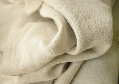 Nubby Organic Linen Fabric Heavy Weight Natural Color By the Yard | eBay
