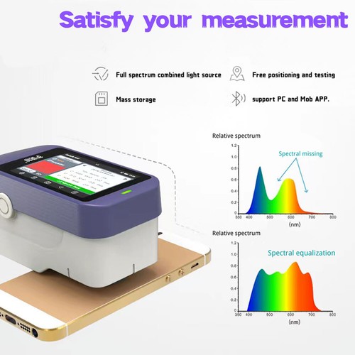 Color Meter Tester Spectroscopic Colorimeter 8mm Spectrophotometer for ...