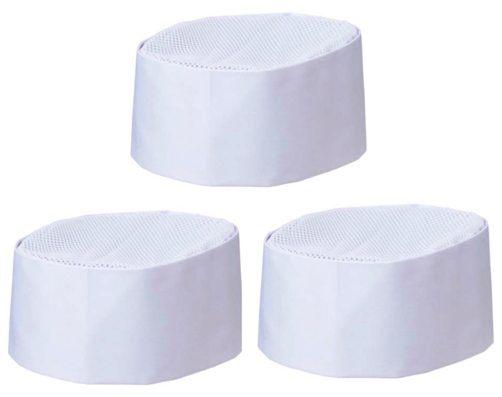 X3 Japanese SUSHI Chef's Uniform Hat Blanche White Mesh ITAMAE Cap Made ...