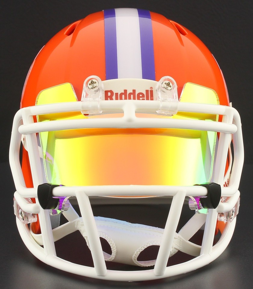 EYE SHIELD / VISOR ONLY! for CLEMSON TIGERS Mini Football Helmet | eBay
