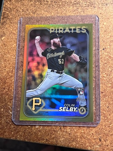 2024 Topps Baseball Gold Foil # 668 Colin Selby RC | eBay