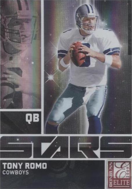 2009 Donruss Elite - Stars Tony Romo #9 Black /399 for sale online | eBay