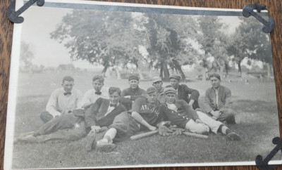 Baseball Player Team Bats Gloves Caps Postcard Early 1900's | eBay