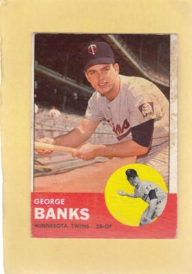 1963 Topps #564 George Banks Twins VG Very Good RC Rookie #26678 | eBay