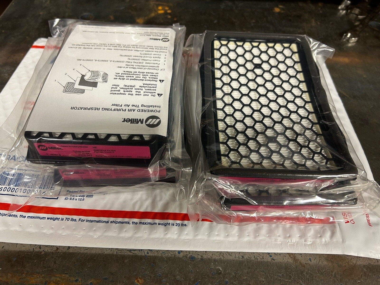 4 - Miller 235673-2 Filters Particulate PAPR 4 FILTERS 715959656221 | eBay