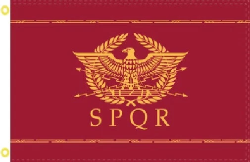 Designed Byzantine Roman Flag Render Roman Empire