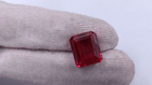 Fresh Offer 25.85 Ct Natural Red Ruby Emerald Cut Untreated EGL Loose ...