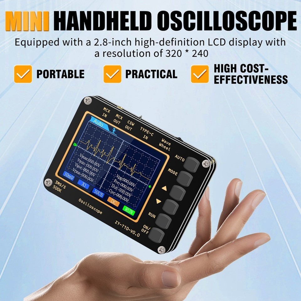 Oscilloscope Handheld Oscilloscope AUTO Measurement Oscilloscope ...