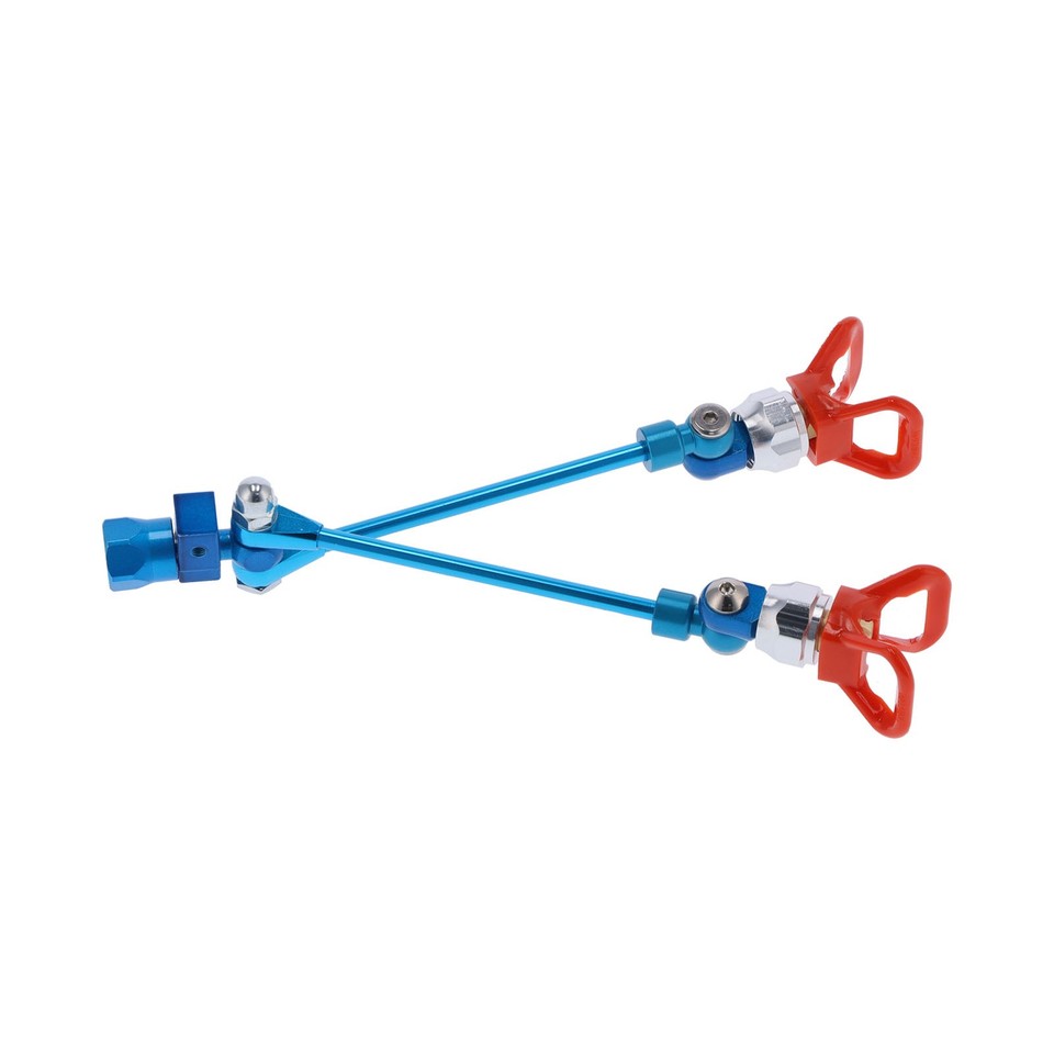 Airless Paint Spray Gun Double Nozzle Pole Metal Extension Accessory ...