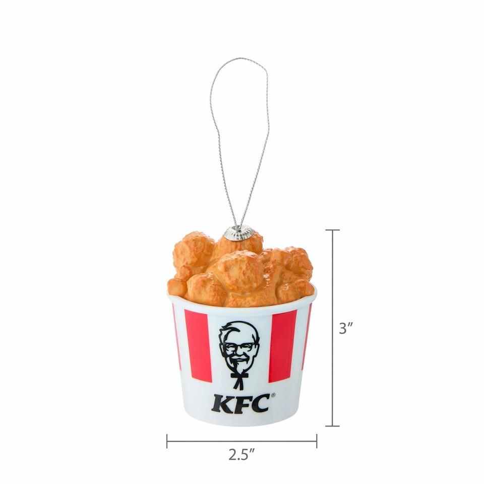 KFC Chicken Bucket Christmas Ornament Red & White by Ruz LIMITED ...