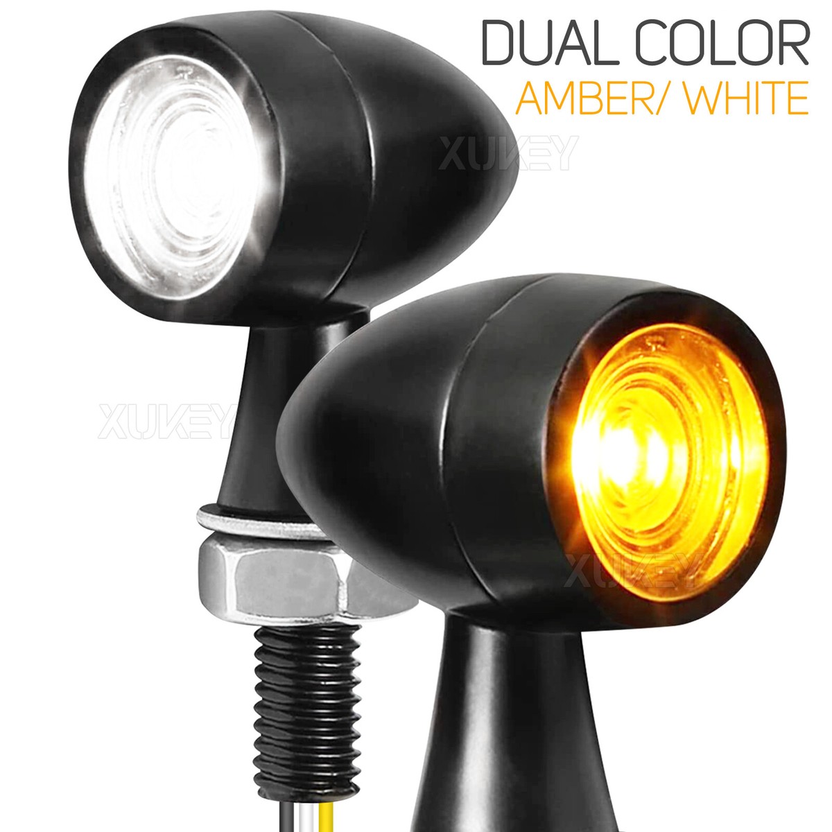 Yellow Bullet Mini P Motorrad Blinker | LED Mini Blinker