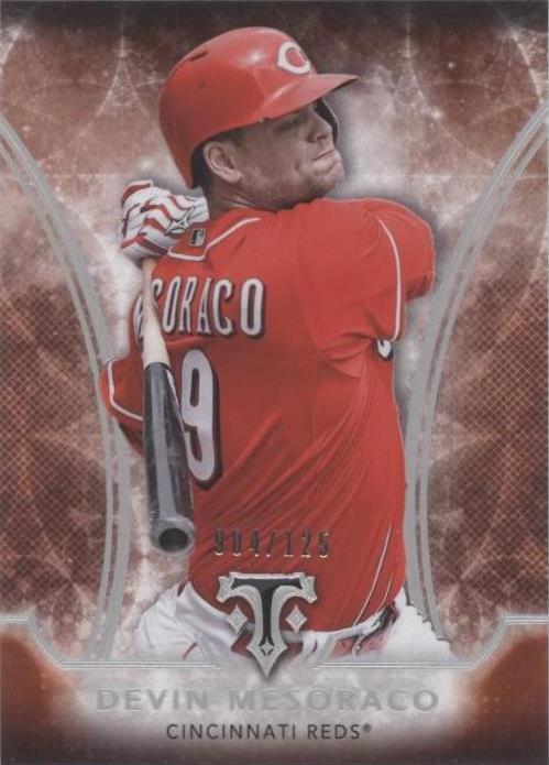 2015 Topps Triple Threads - Devin Mesoraco #28 Amber /125 for sale ...