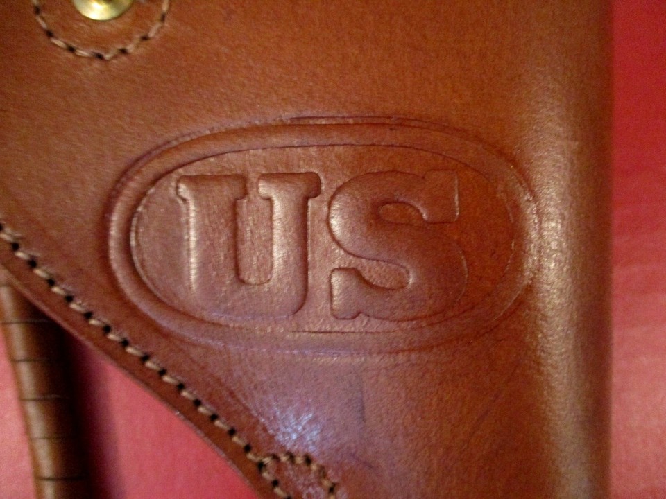 WWI US Army M1909 Leather Holster Colt or S&W M1917 .45 Caliber ...