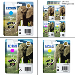 EPSON T2421 T2422 T2423 T2424 T2425 T2426 (T2428) Elephant Ink ...