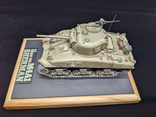 M4A1 SHERMAN Tank 1:48 Plastic Model Kit ALL Painted Custom Vehicles | eBay