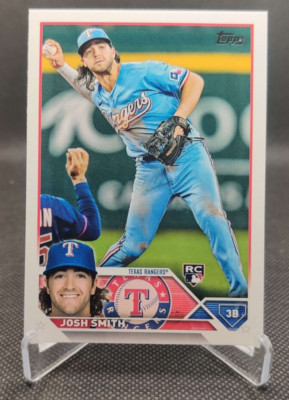 2023 Topps Series 1 #37 Josh Smith Rookie RC Texas Rangers baseball ...