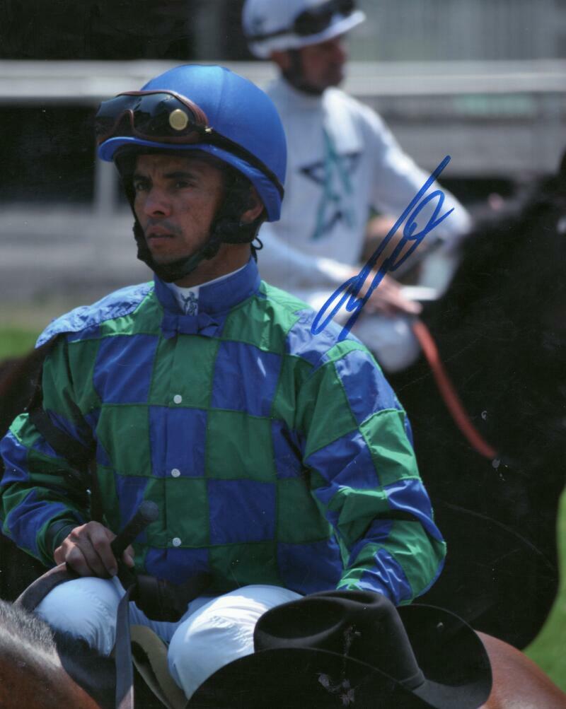 JOSE LEZCANO JOCKEY SIGNED AUTOGRAPHED 8X10 PHOTO W/ COA | eBay