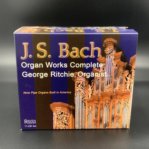 J.S. Bach Organ Works Complete, Ritchie [Raven 11 CD Box Set] CDs are ...