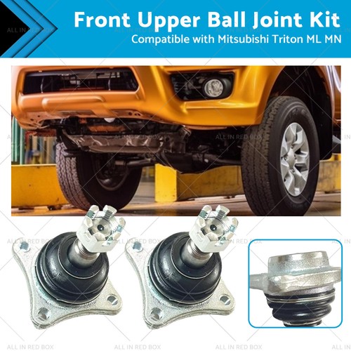 2PCS Front Upper Ball Joint Kit Suitable for Mitsubishi Triton ML MN ...