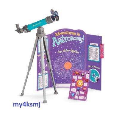 American Girl Doll SCIENCE FAIR Astronomy SET Planet TELESCOPE Playset ...