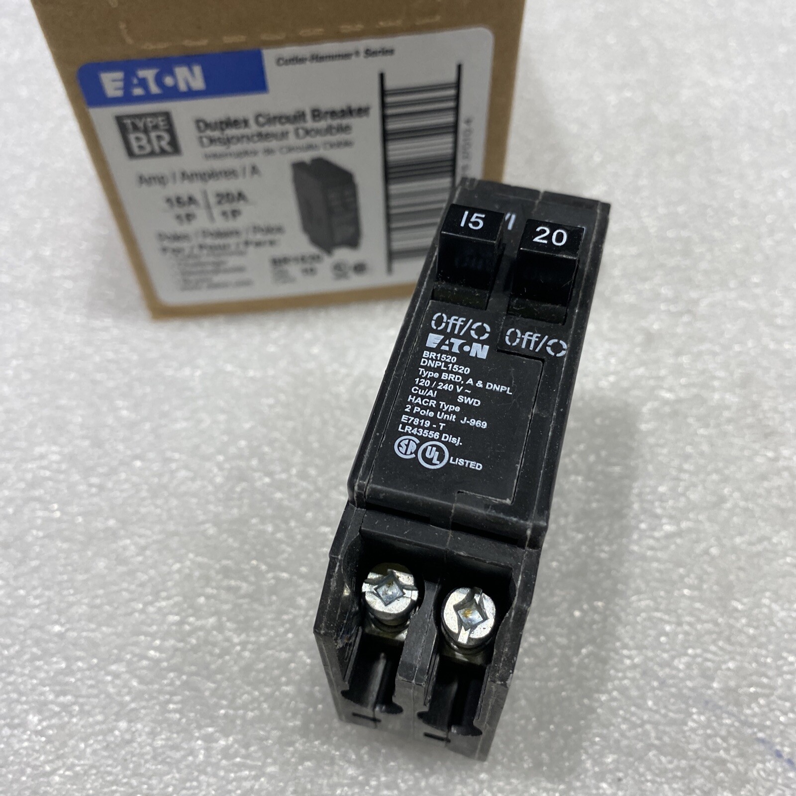 BR1520 CH 1 POLE 15/20A NEW | eBay