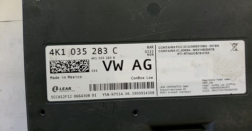 4K1 035 283 C Audi Q8 2019-2020 emergency call control module | eBay