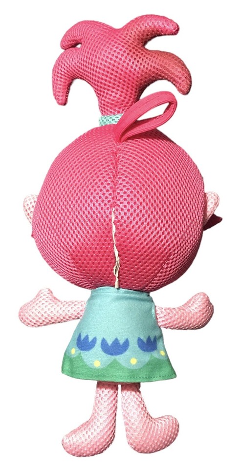 Dreamworks Trolls World Tour 12”-14" Poppy Bath Time Plush Scrubbie | eBay